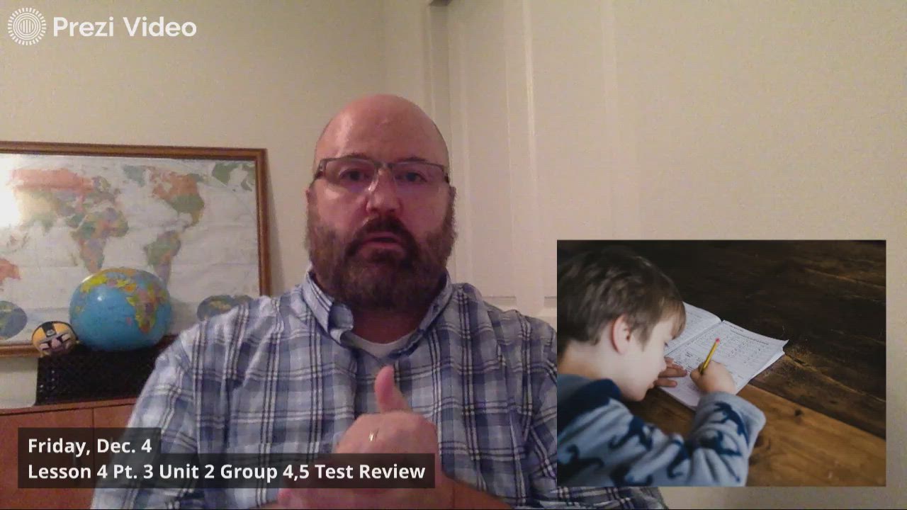 Friday, Dec. 4 Lesson 4 Pt. 3 Unit 2 Group 4,5 Test Review by Mark Ryan ...