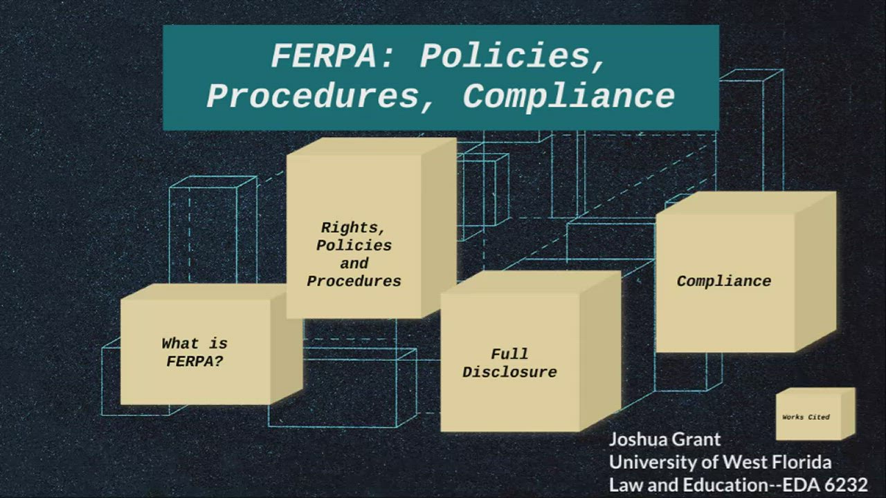 FERPA: Policies, Procdeures, Compliance by Josh Grant on Prezi Video