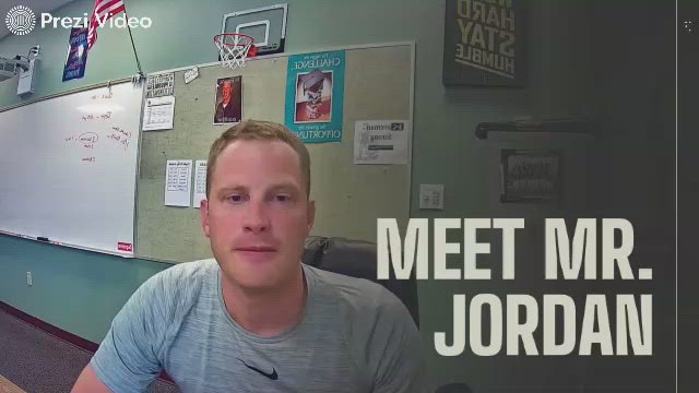 Meet Mr. Jordan by Dennis Jordan on Prezi Video
