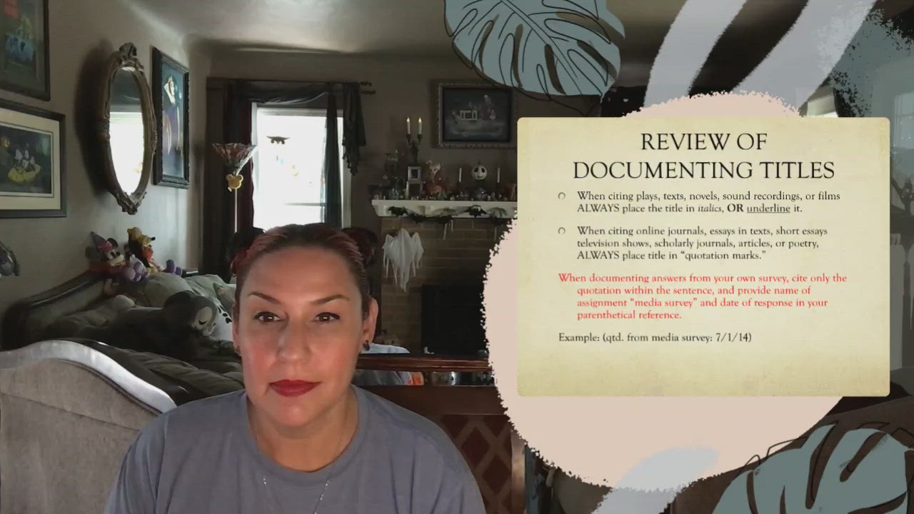 MLA LECTURE, PART 2 by Maria Coon on Prezi Video