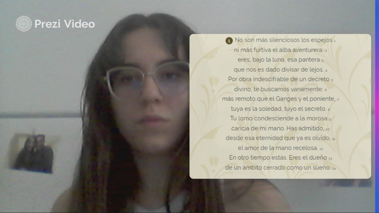 Borges "A un gato" by Sabrina Barone on Prezi Video