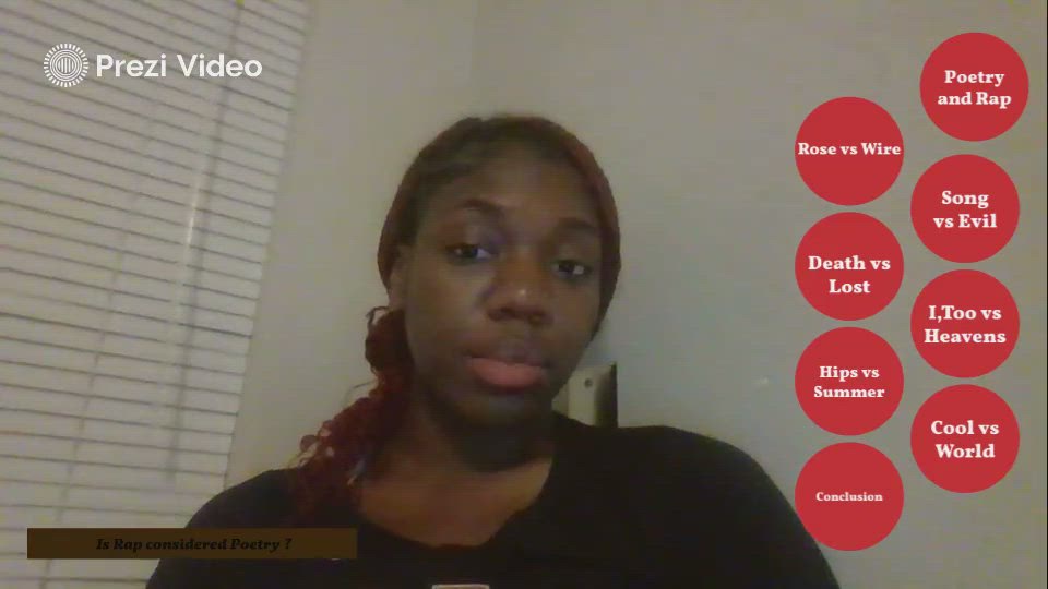 Is Rap Poetry by Tashara Gildon on Prezi Video