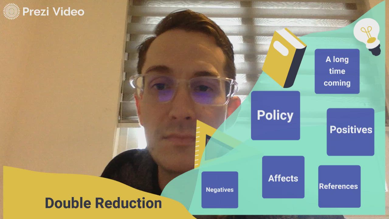 Double reduction by Aaron Ogle on Prezi Video