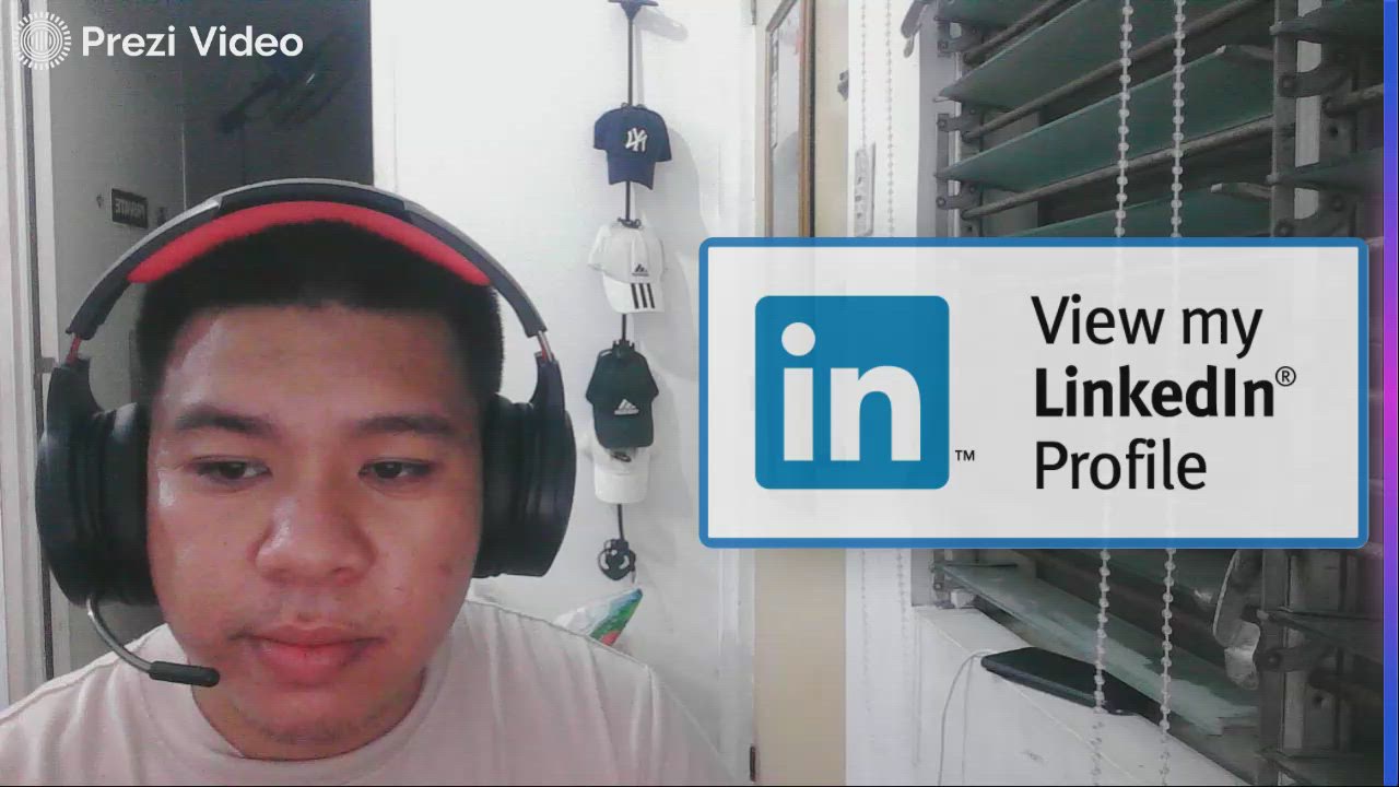 How To Add LinkedIn Button By Nikko Concepion On Prezi Video