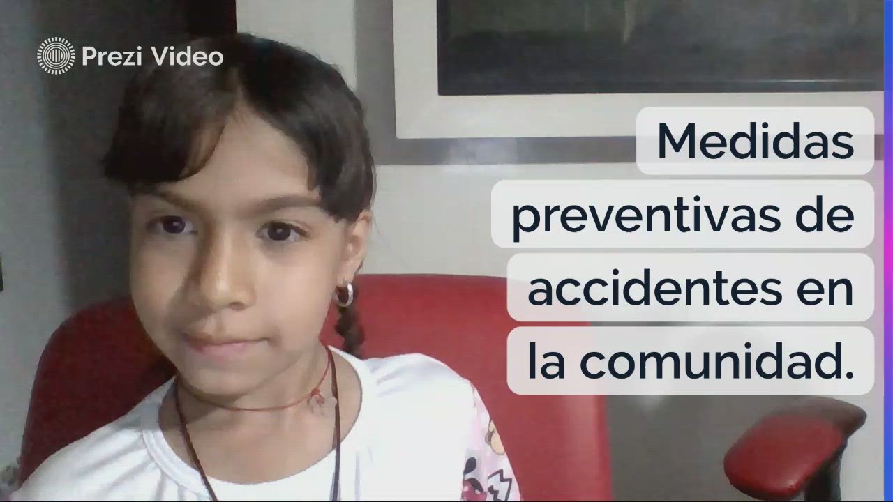 Medidas preventivas de accidentes en la comunidad. by anabella victoria ...