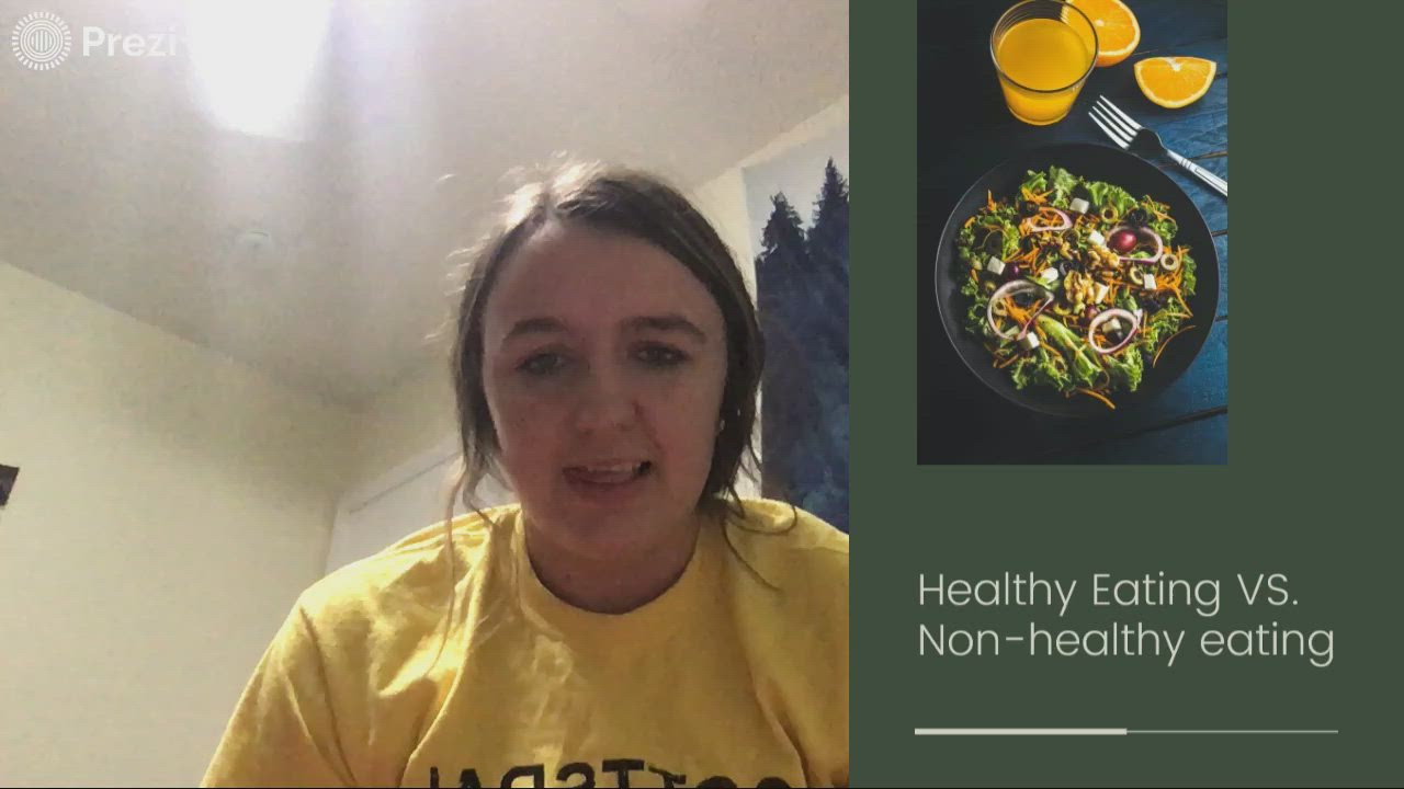 Healthy Eating VS. Non-healthy eating by Hannah Hanson on Prezi Video