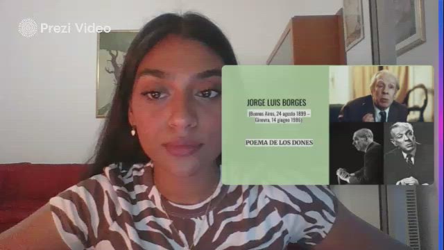 Poema de los dones di Jorge Luis Borges by Sara Ramasamy on Prezi Video