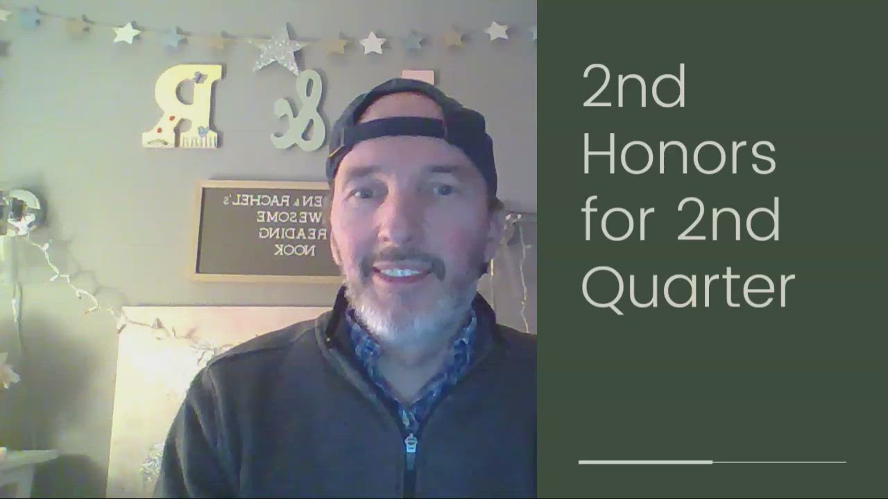2nd Honors for 2nd Quarter by Joel Sweda on Prezi Video