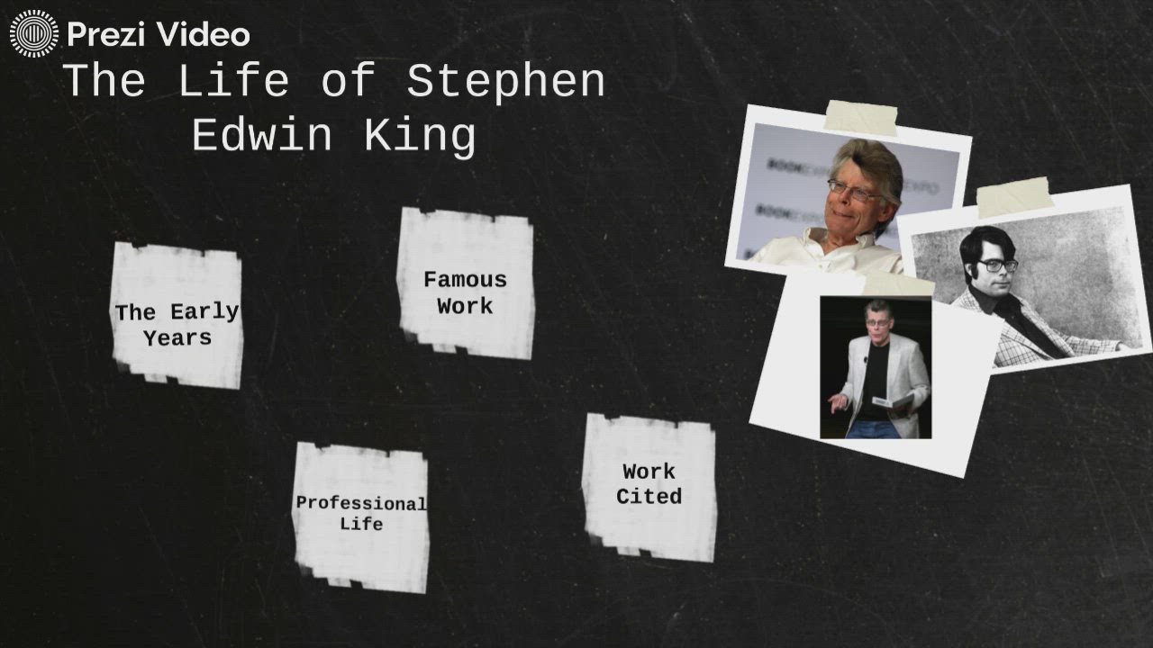 Stephen King by laney wilson on Prezi Video