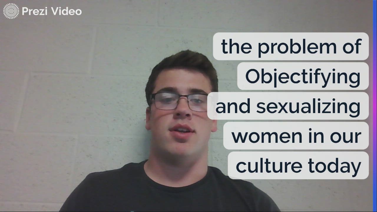 the problem of Objectifying and sexualizing women in our culture today ...