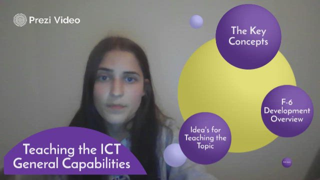 Teaching the ICT General Capabilities by Mikala Mars on Prezi Video