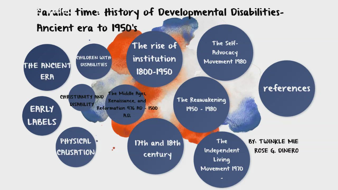 History of Developmental Disabilities by Twinkle Mie Rose Dinero on ...
