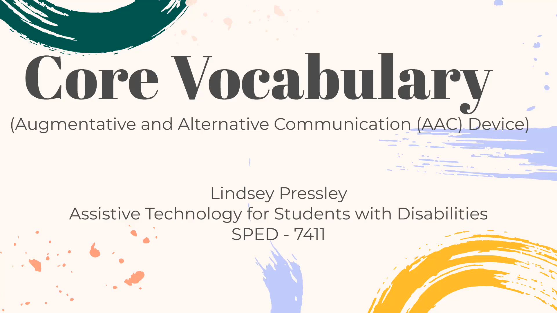 Module 8 Flip - Core Vocabulary by Lindsey Pressley on Prezi Video