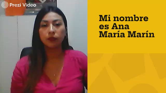 Mi nombre es Ana María Marín by Ana Marin Vega on Prezi Video