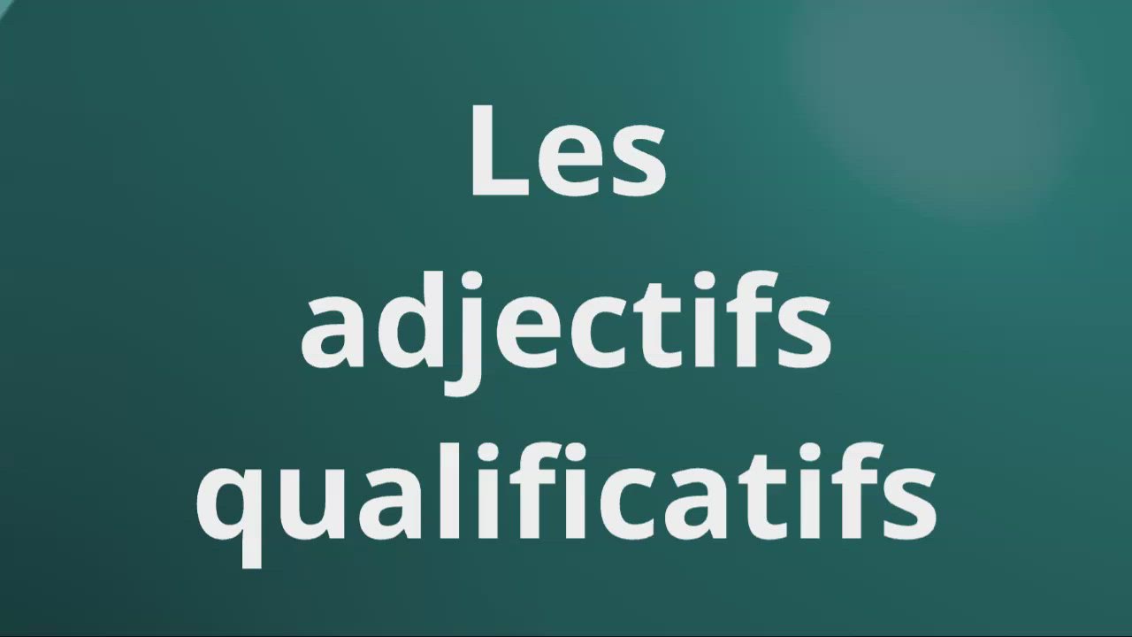 Les adjectifs qualificatifs by Teacher MAS on Prezi Video
