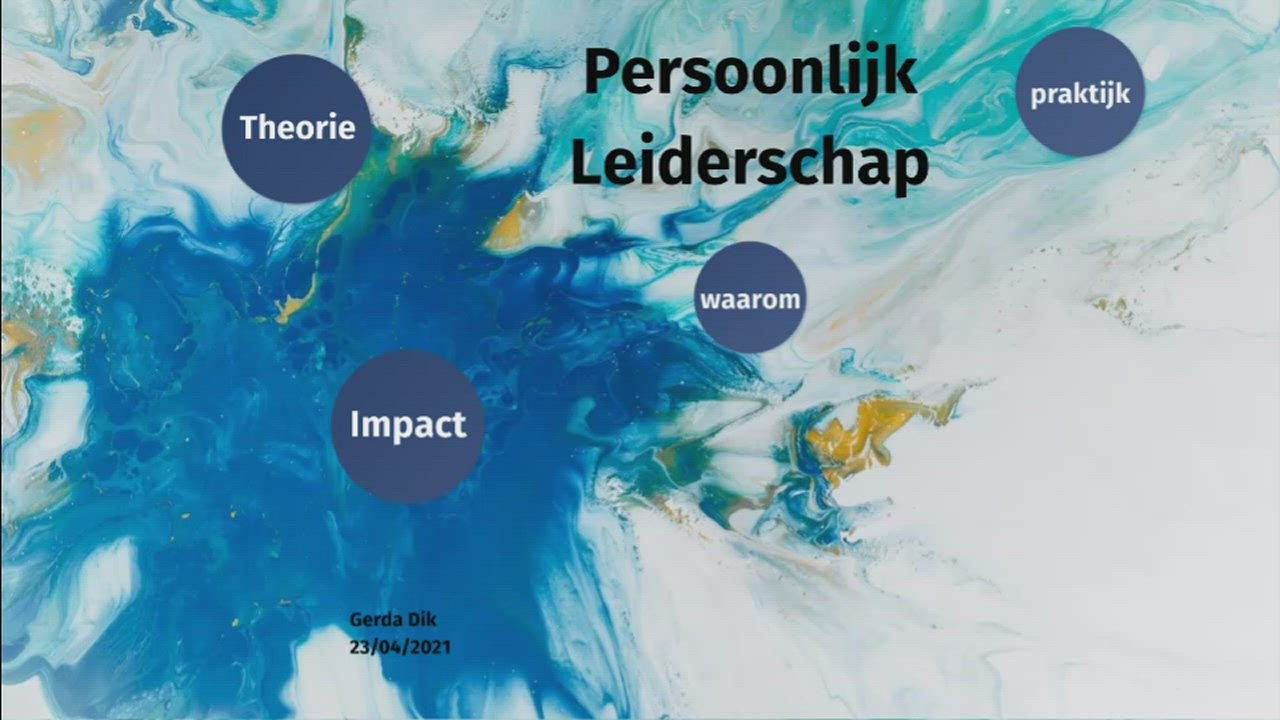 persoonlijk leiderschap by Gerda Dik on Prezi Video