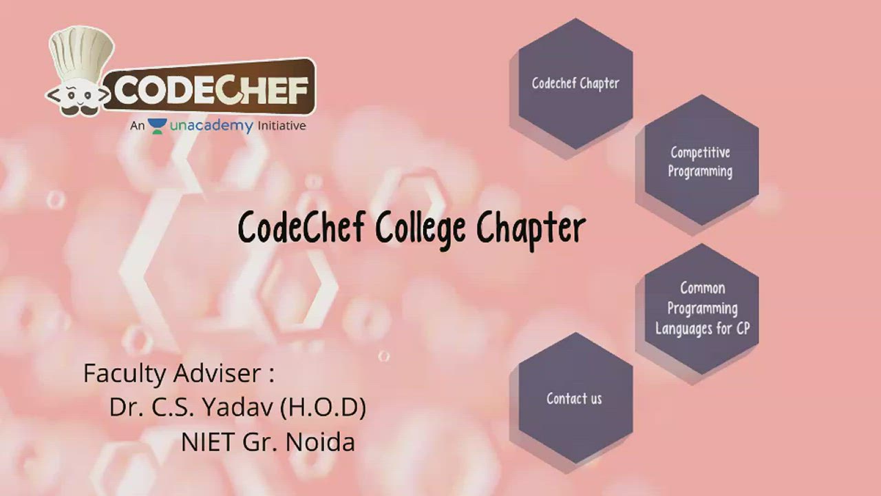 Copy of CodeChef College Chapter by irfan aadil on Prezi Video