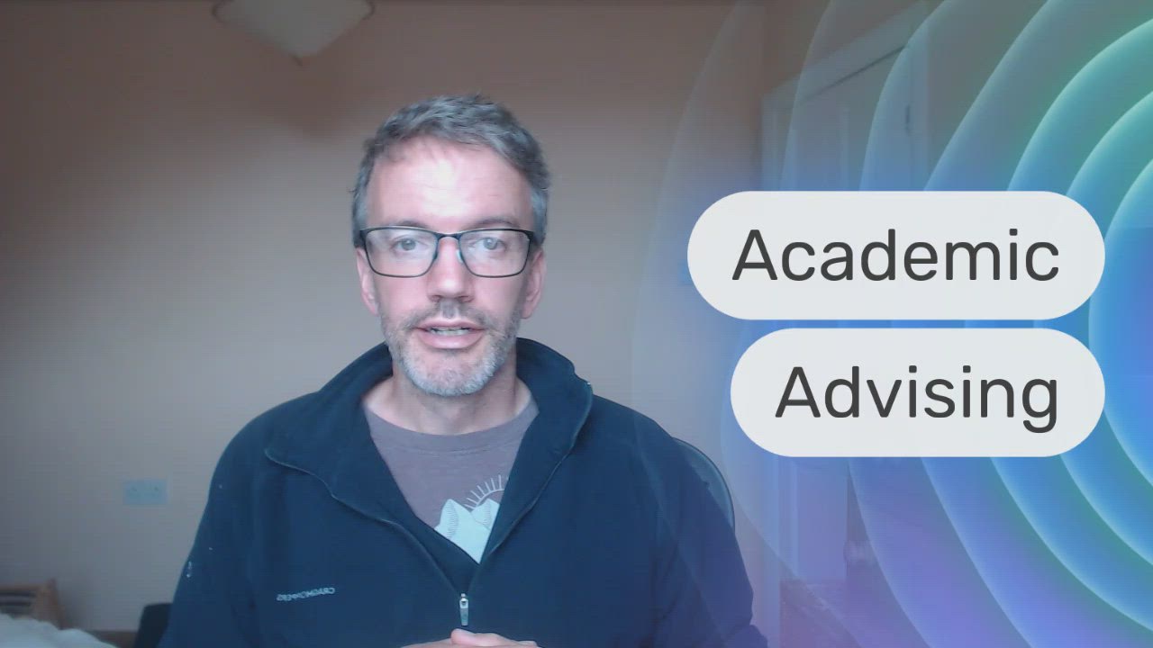 Academic advising - students by Dominic Hurst on Prezi Video