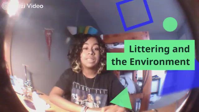 PSA Littering and the Environment by Amanda Valle on Prezi Video