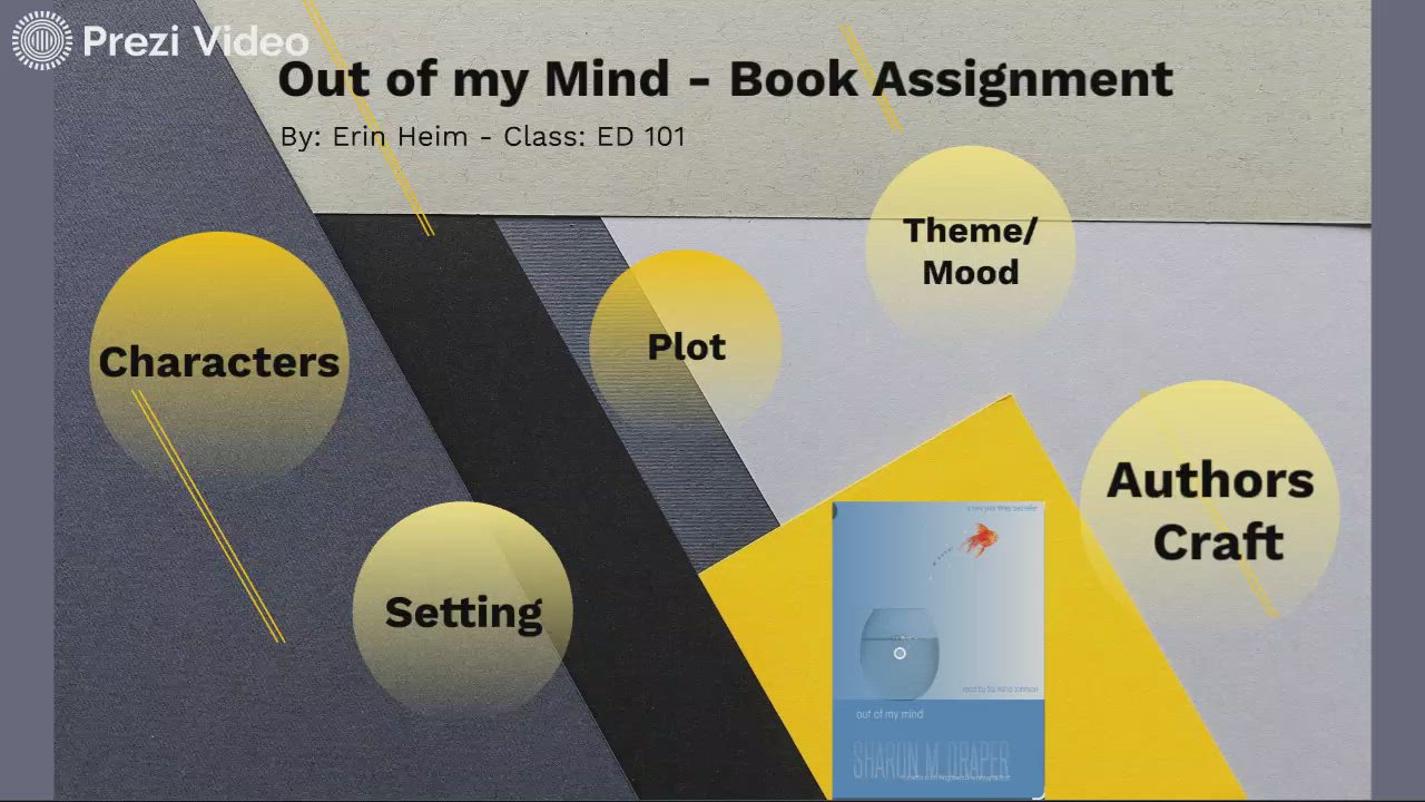 Out of my Mind - Book Presentation (ED101) by Erin Heim on Prezi Video