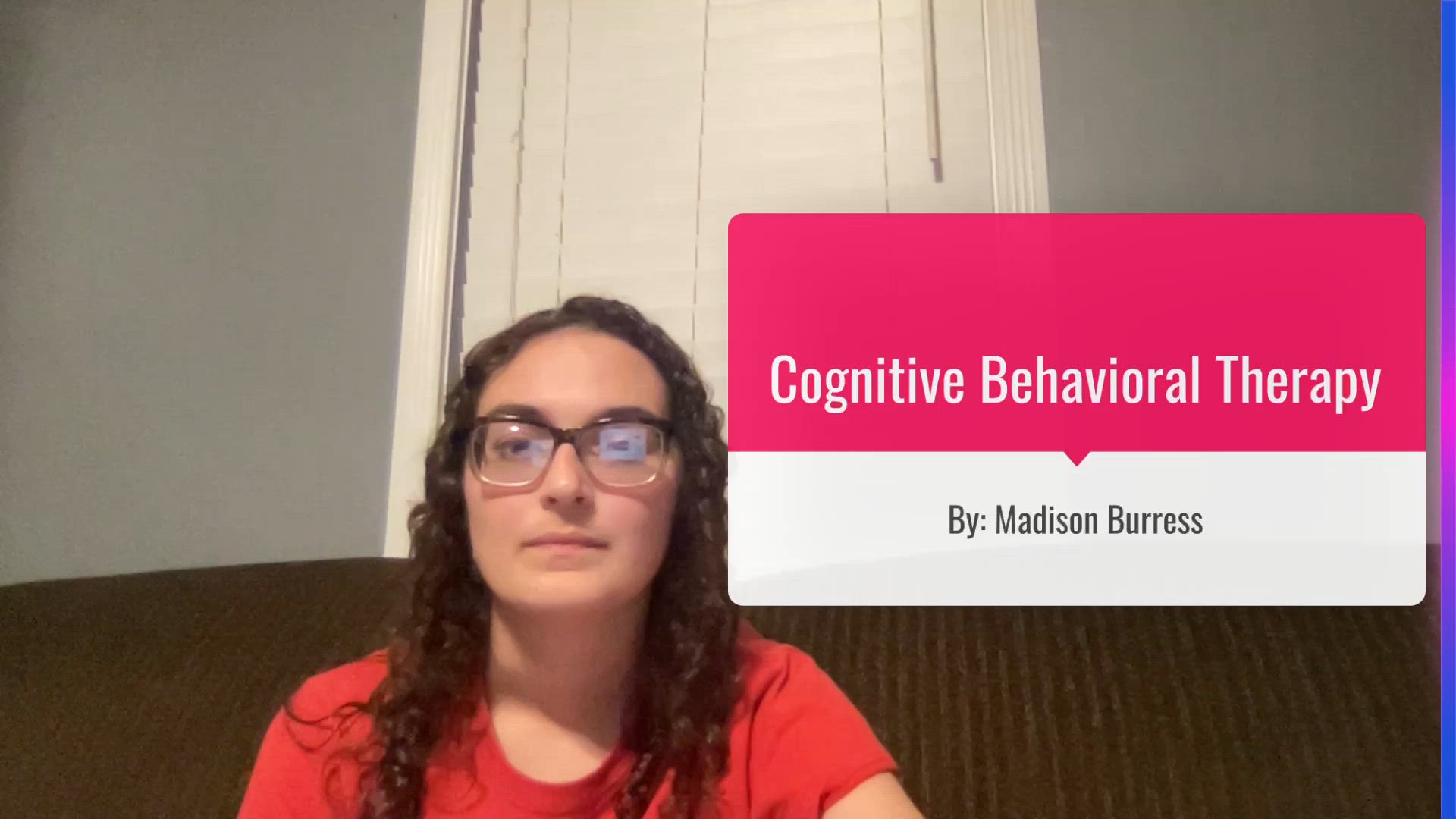 Cognitive Behavioral Therapy by Madison Burress on Prezi Video