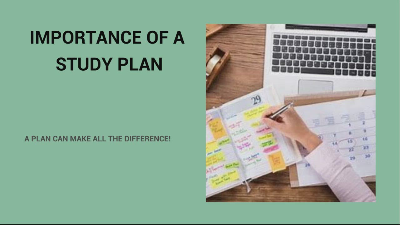 IMPORTANCE OF A STUDY PLAN by Ryan Shadle on Prezi Video