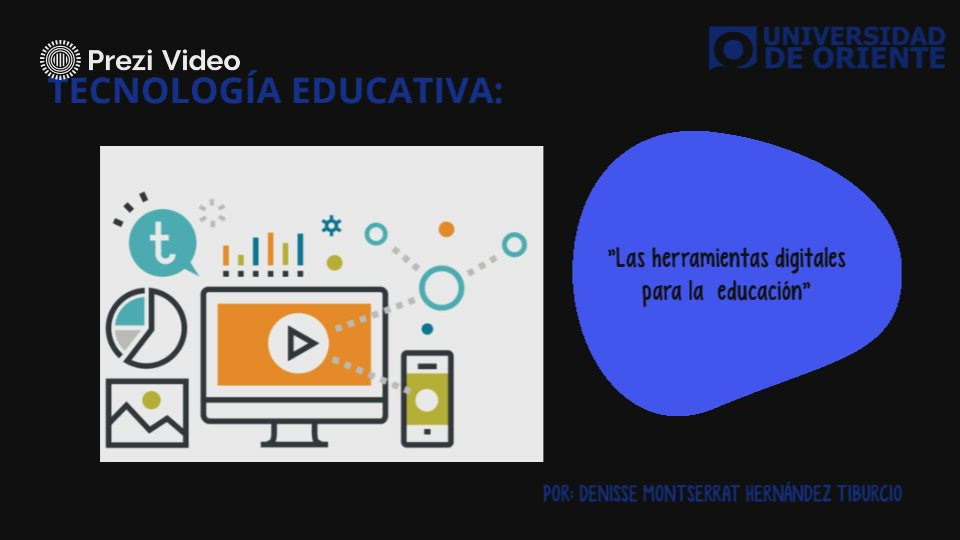 Herramientas digitales by Denisse Tiburcio on Prezi Video