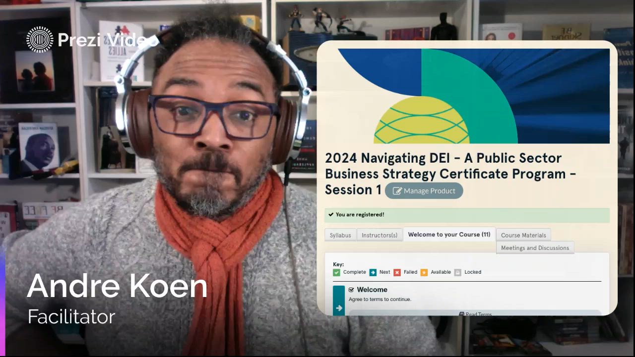 Cohort 1 Session by Andre Koen on Prezi Video