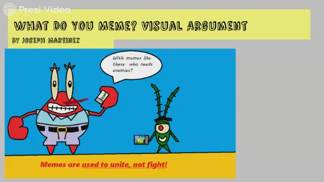 Meme Visual Argument by Pixel Crusader King on Prezi Video