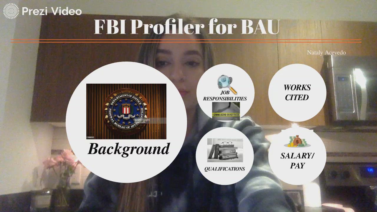 FBI profiler for BAU by Nataly Acevedo on Prezi Video