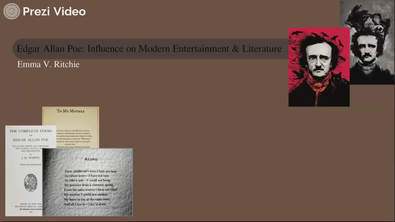 Edgar Allan Poe by Emma Ritchie on Prezi Video
