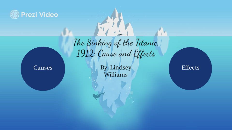 The Sinking of the Titanic, 1912: Cause and Effects by Lindsey Williams ...