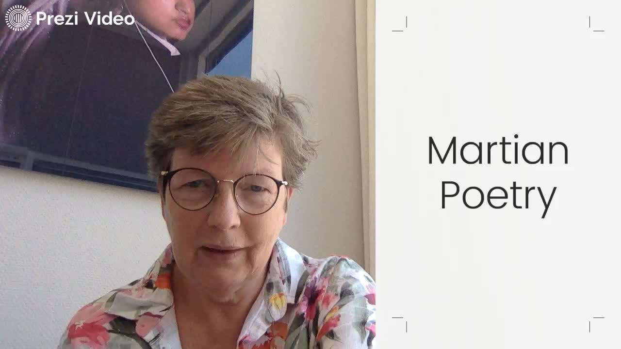 Martian Poetry by Rina Blijdorp on Prezi Video