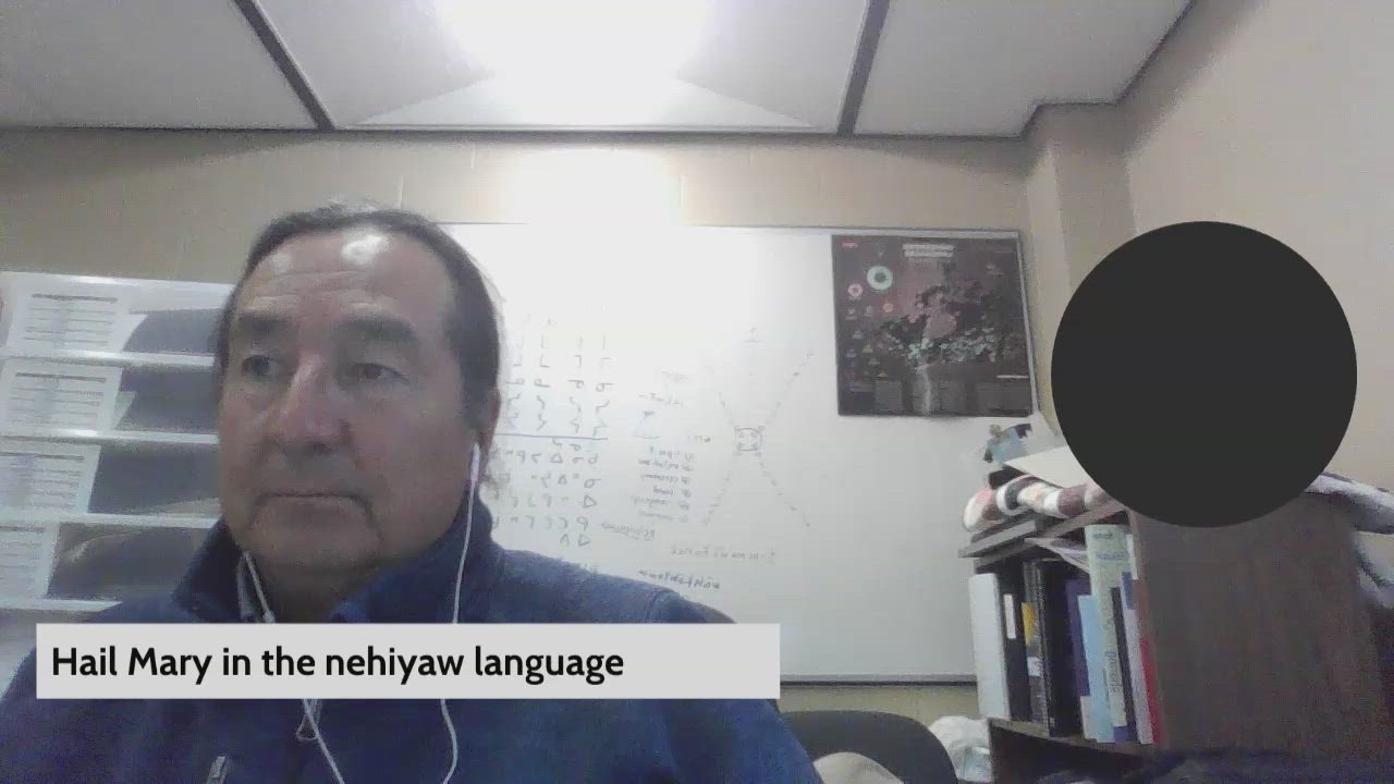Hail Mary in the nehiyaw language by Delvin Kanewiyakiho on Prezi Video