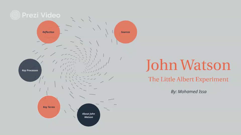 Copy of John Watson's "Little Albert Experiment" by mohammed issa on ...
