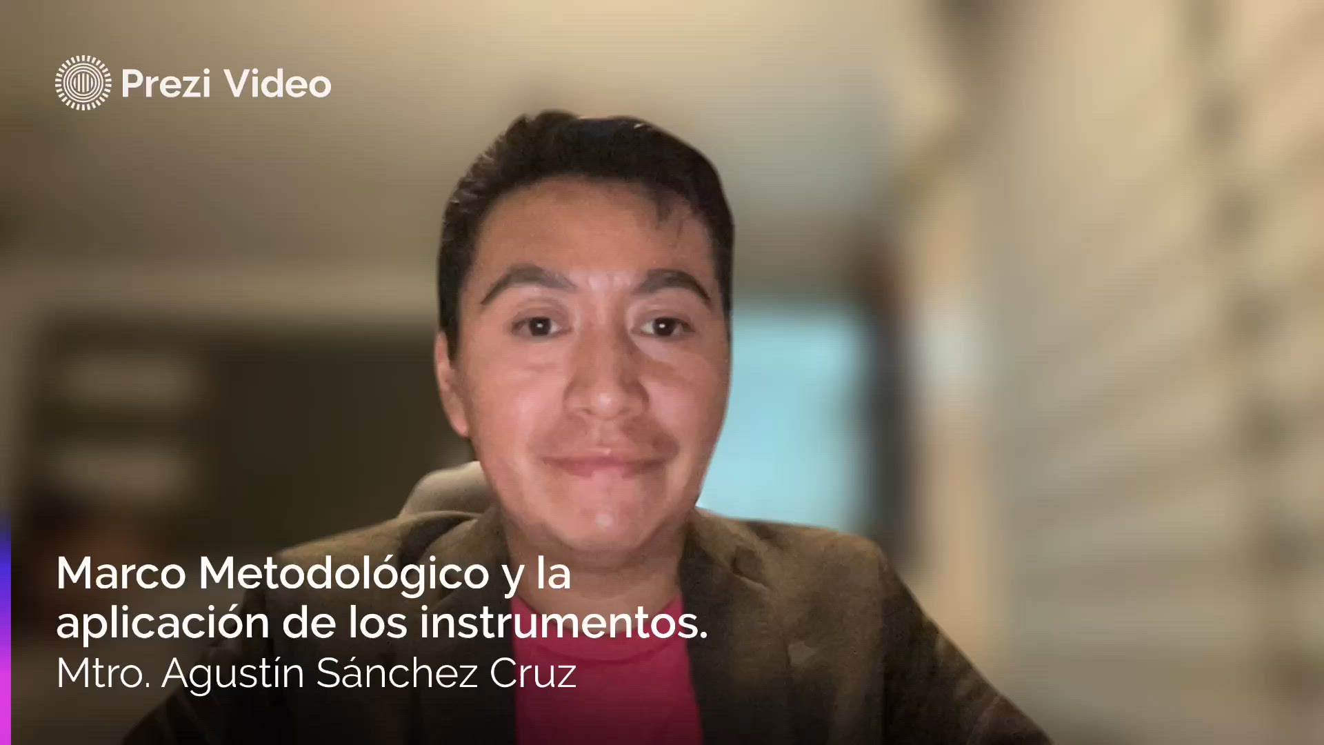 Video_Agustín Sánchez_Marco Metodológico y la aplicación de los instrumentos. by Agustin Sánchez ...