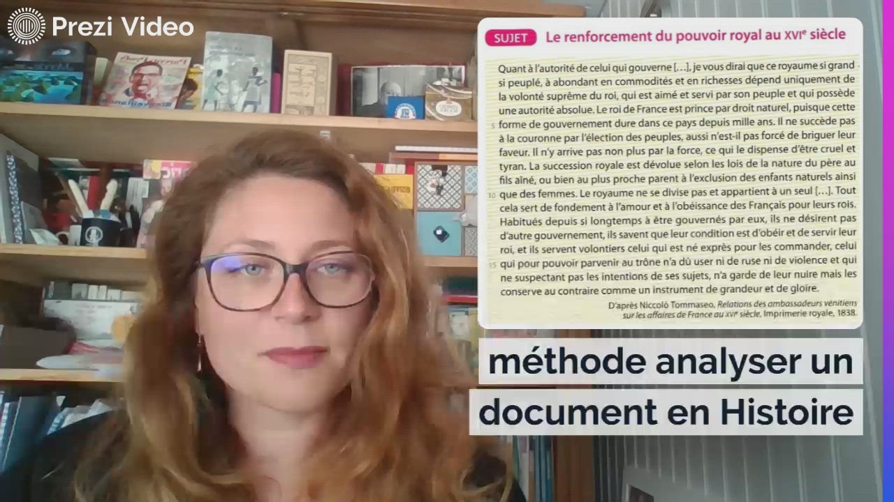 méthode analyser un document en Histoire by Adeline Labbé on Prezi Video