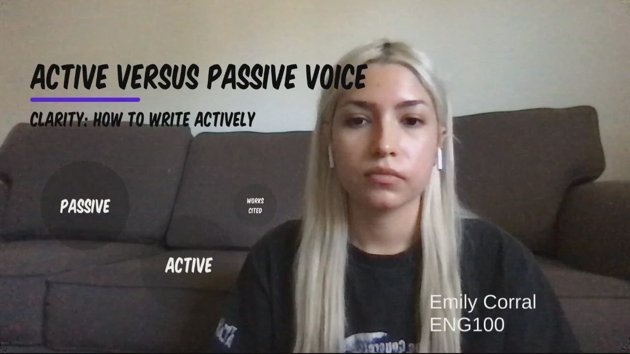 ACTIVE VERSUS PASSIVE VOICE by Emily Corral on Prezi Video