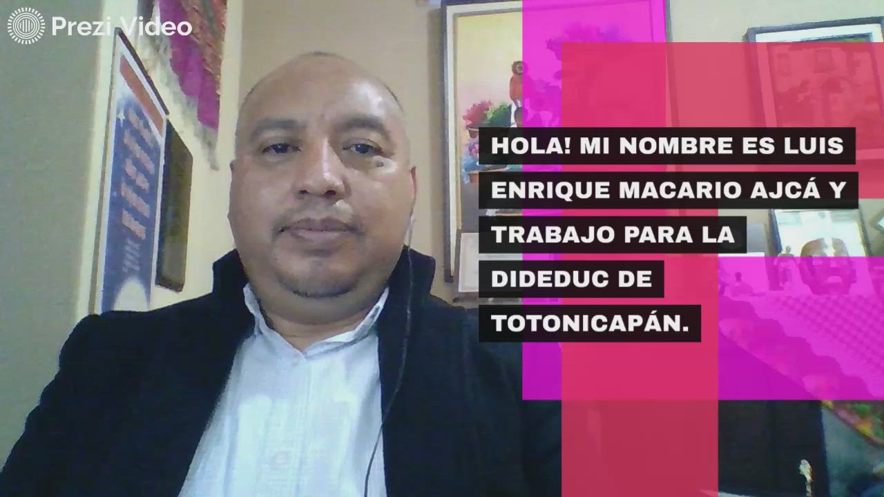 Hola! mi nombre es Luis Enrique Macario Ajcá y trabajo para la DIDEDUC ... Hola! mi nombre es Luis Enrique Macario Ajcá y trabajo para la DIDEDUC ...