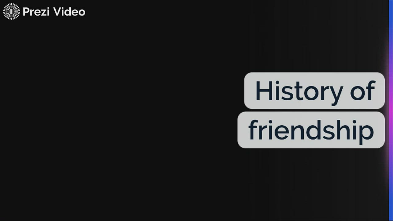 History of friendship by Mac T on Prezi Video