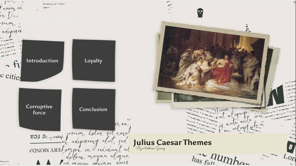Julius Caesar Theme by Ambrose Gomez on Prezi Video