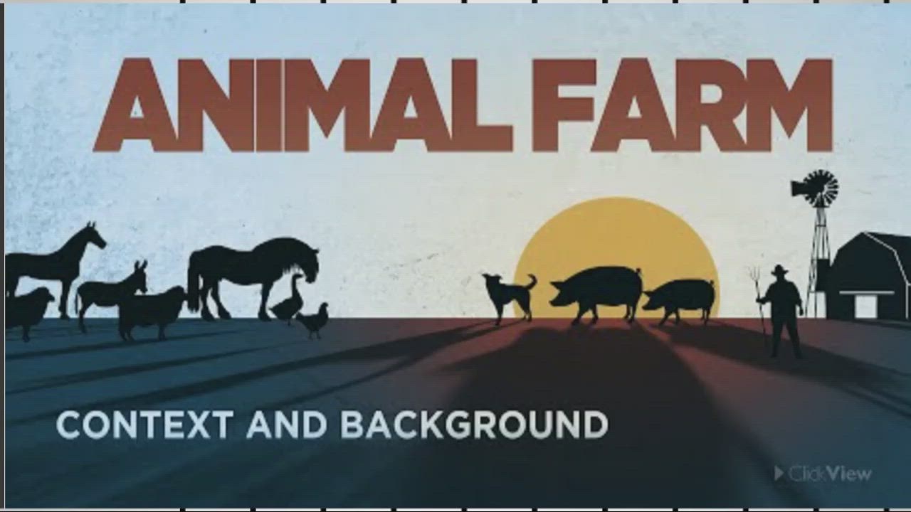 Animal Farm- Context and Background Part 2 Ms. Fatima by Teacher MAS on ...