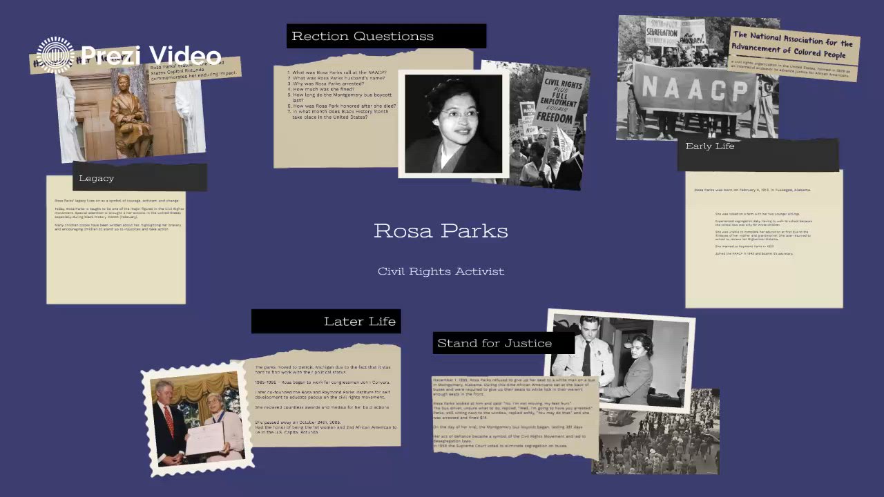 Rosa Parks by Aurora Rose on Prezi Video