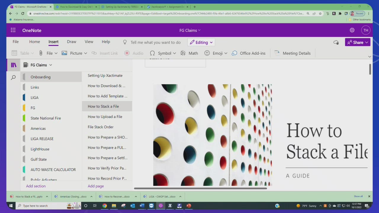How to Stack a File and Submit for Review by TERESA Hay on Prezi Video
