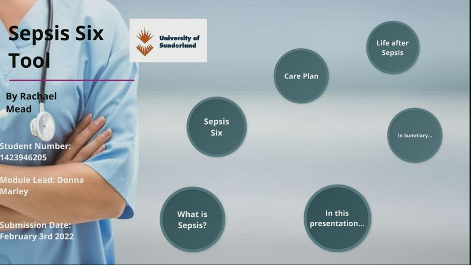 Sepsis Six Tool by Rachael Mead on Prezi Video