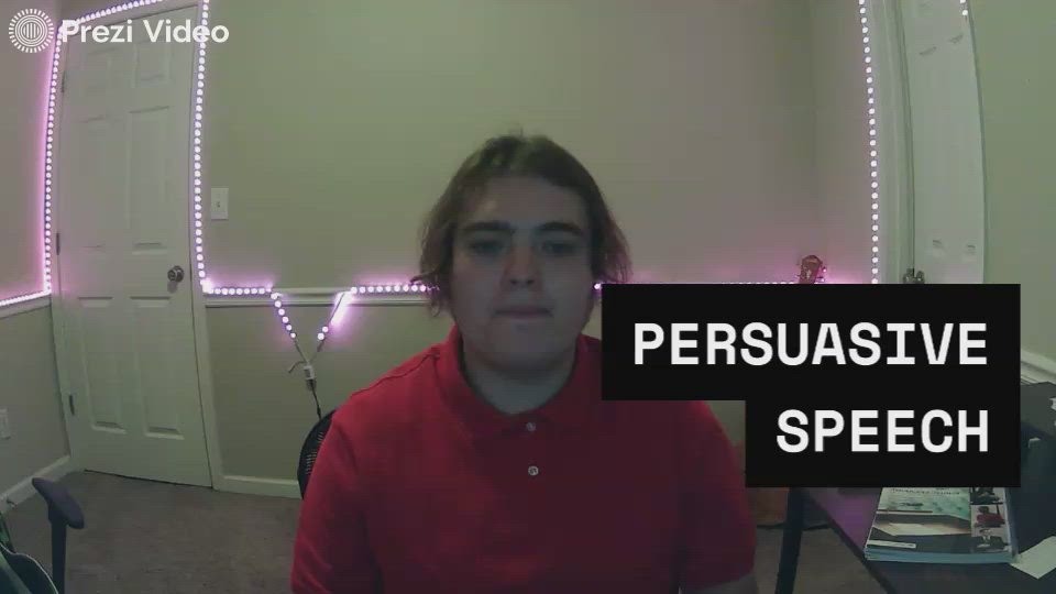 Persuasive Speech by Evan Maddox on Prezi Video