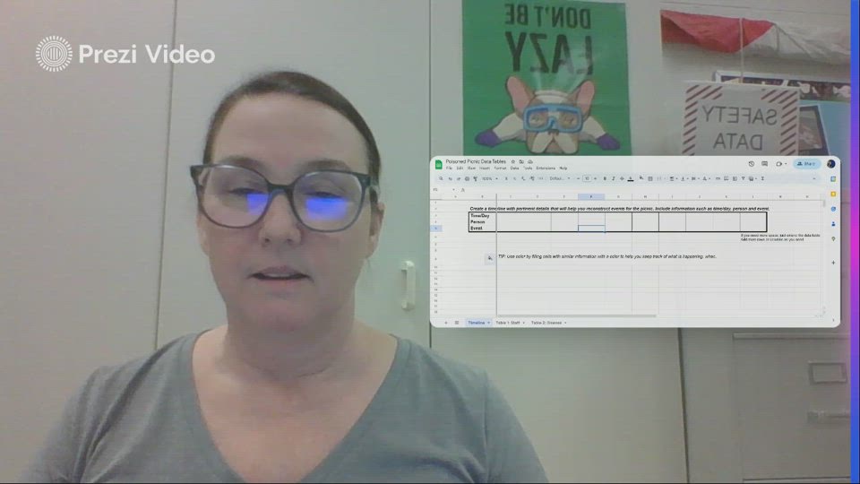 Poisoned Picnic - Google Sheet Explanation by Elizabeth Belcher on ...