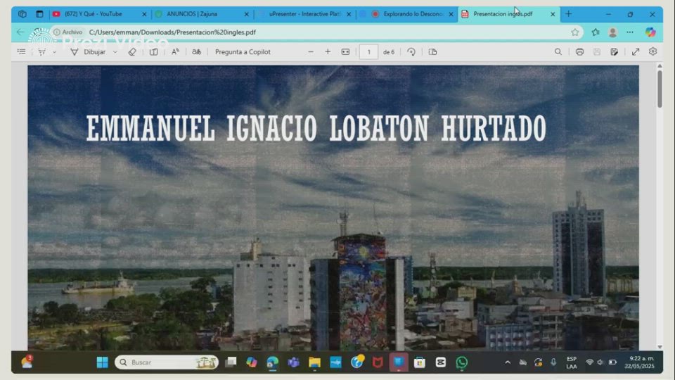 Explorando lo Desconocido by Emmanuel Lobaton on Prezi Video