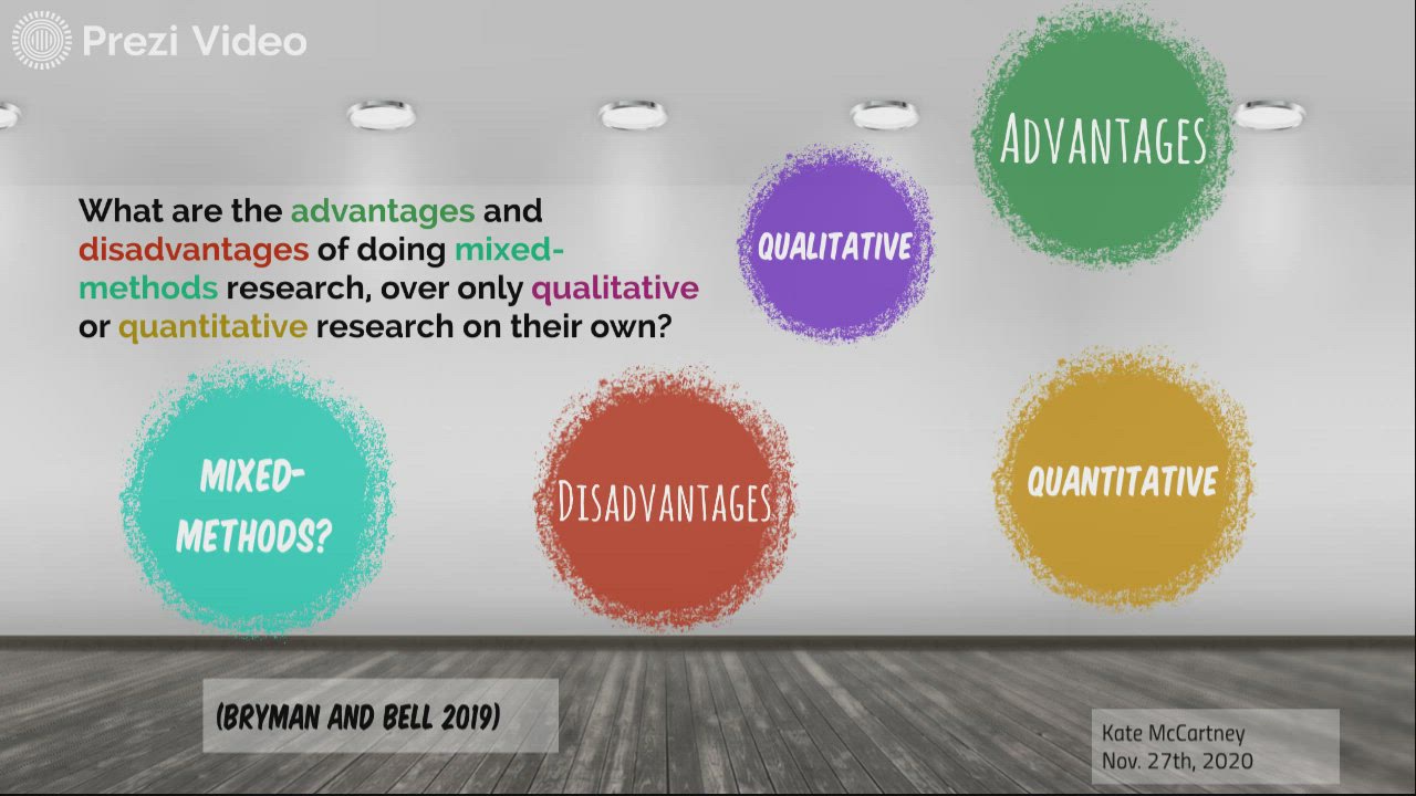 What Are The Advantages And Disadvantages Of Doing Mixed methods