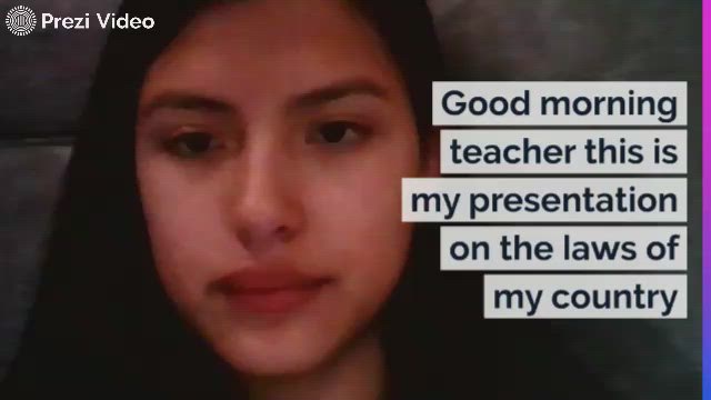 Good morning teacher this is my presentation on the laws of my country ...